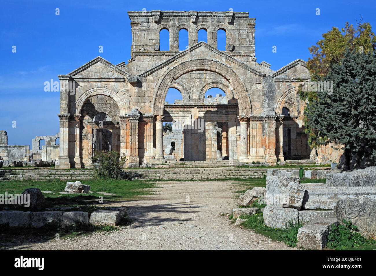 Byzantine church of St. Simeon Stylites (475), Qallat Semaan, Syria ...