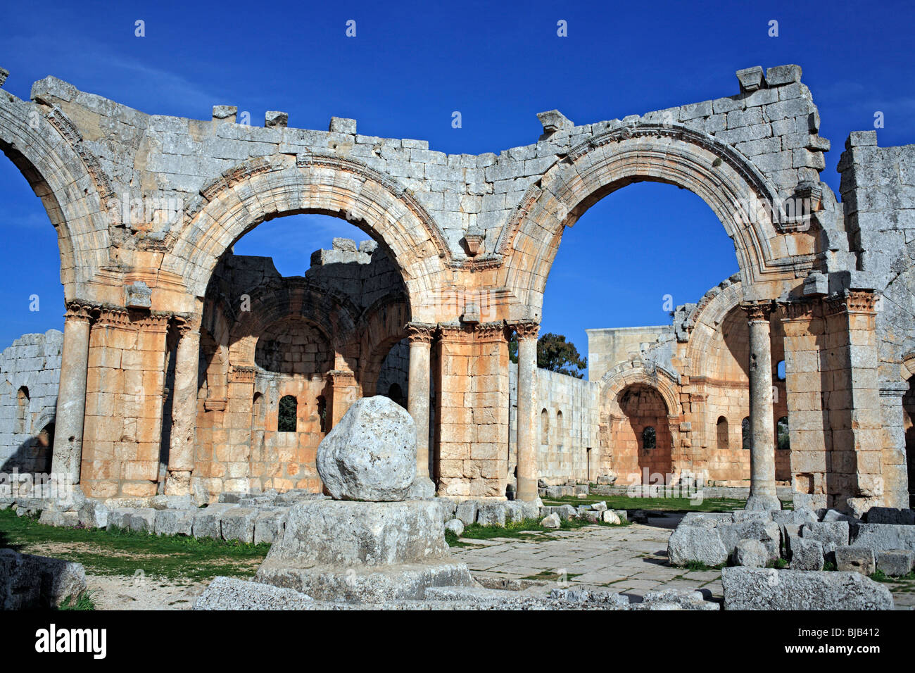 Byzantine church of St. Simeon Stylites (475), Qallat Semaan, Syria ...