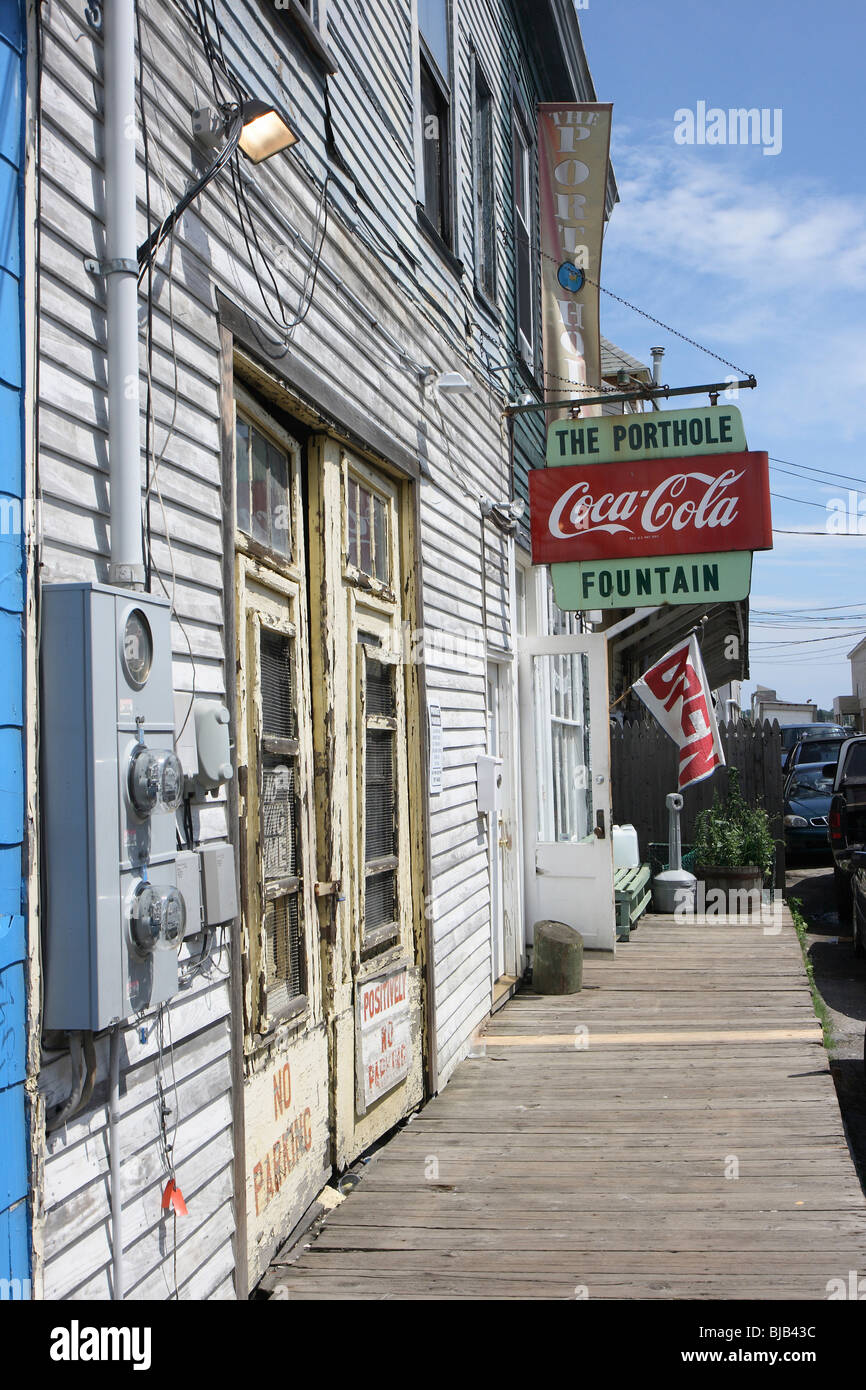 A restaurant sign with a Coca-Cola logo, Portland, United States of ...