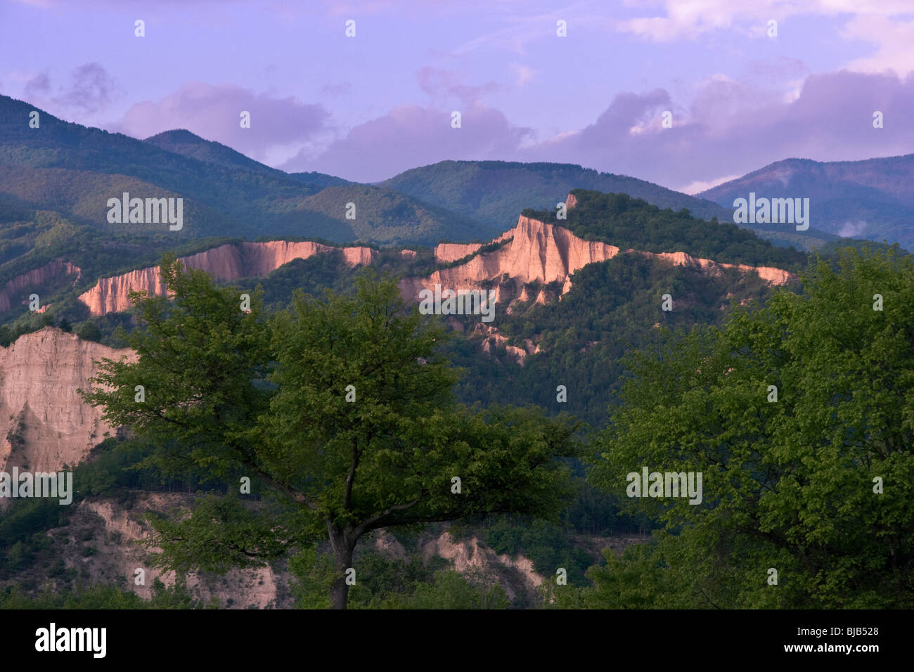 Melnik sand pyramids, stunning geologic formations, erosion, weathering ...
