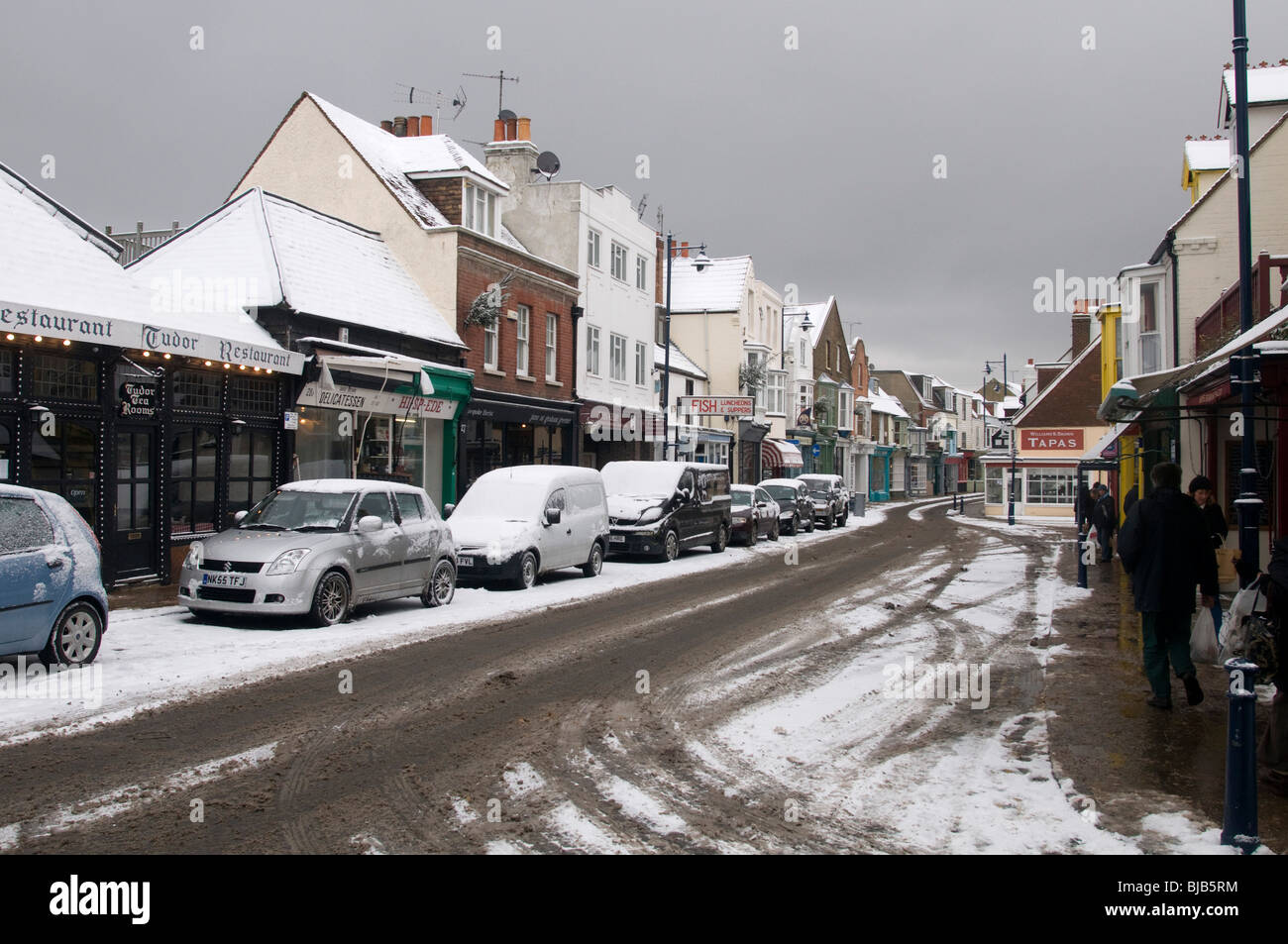Whitstable kent snow hi-res stock photography and images - Alamy