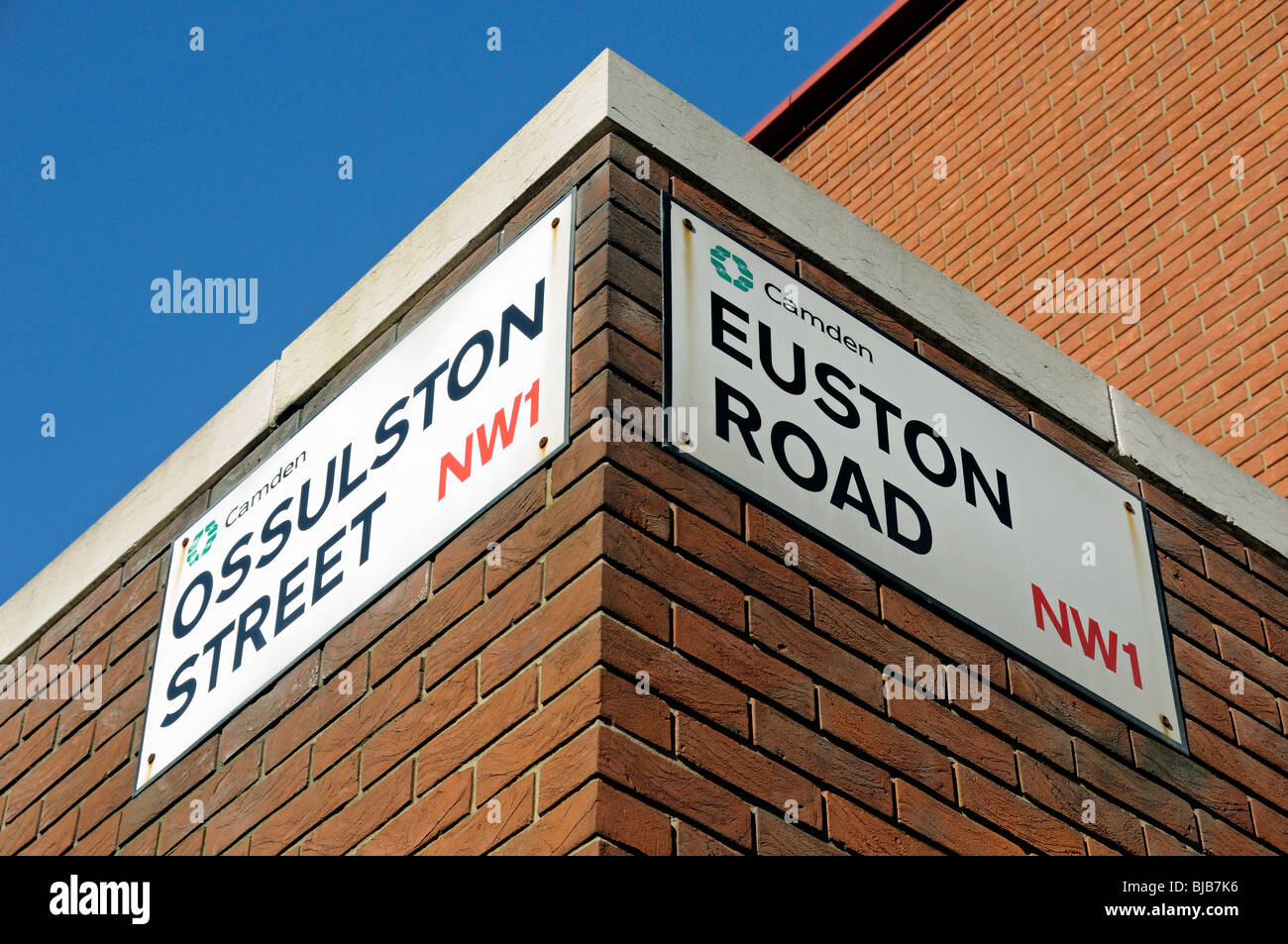Corner road signs uk hi-res stock photography and images - Alamy