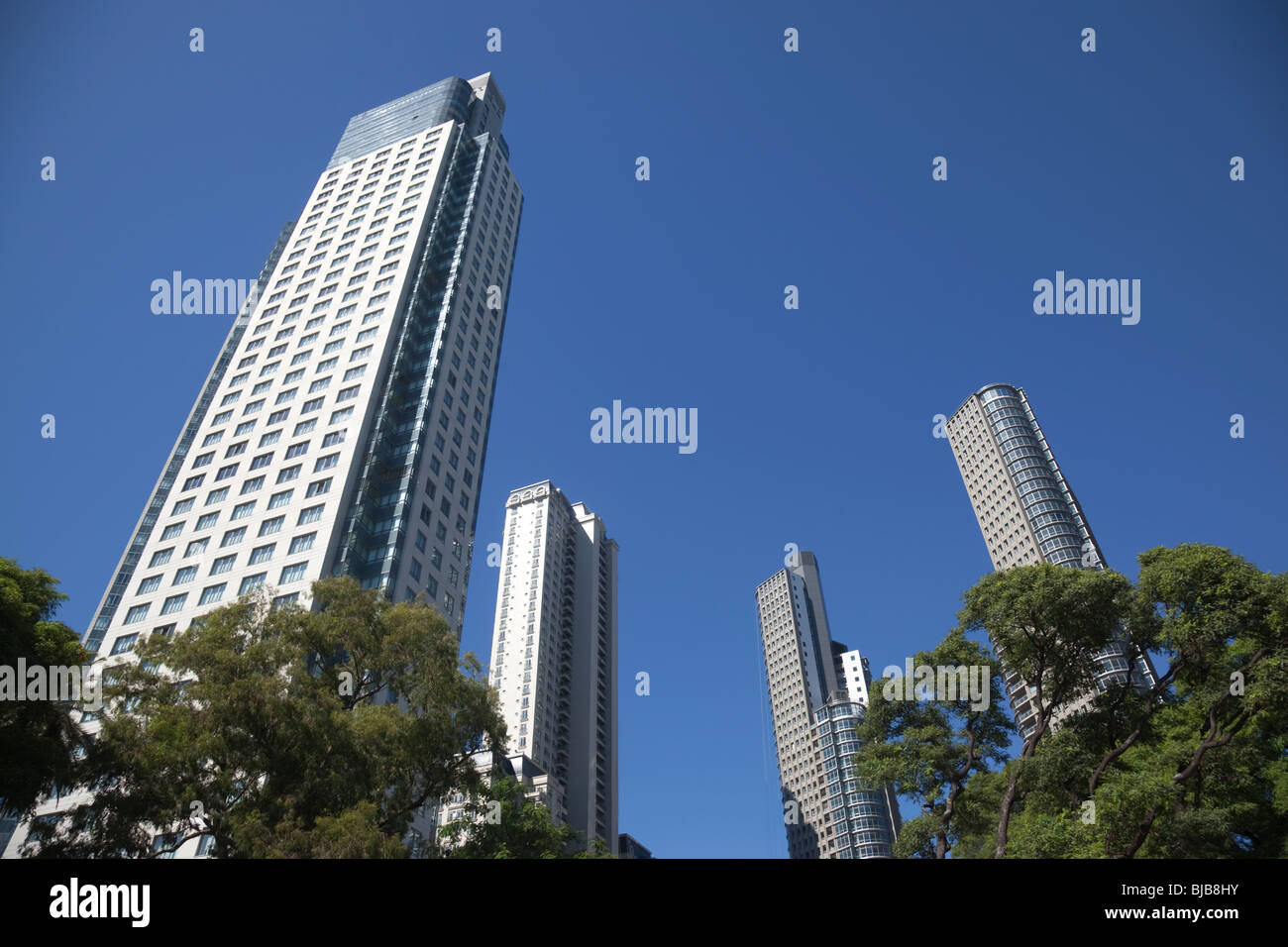 New high rise buildings in Puerto Madero, Buenos Aires, Argentina Stock ...