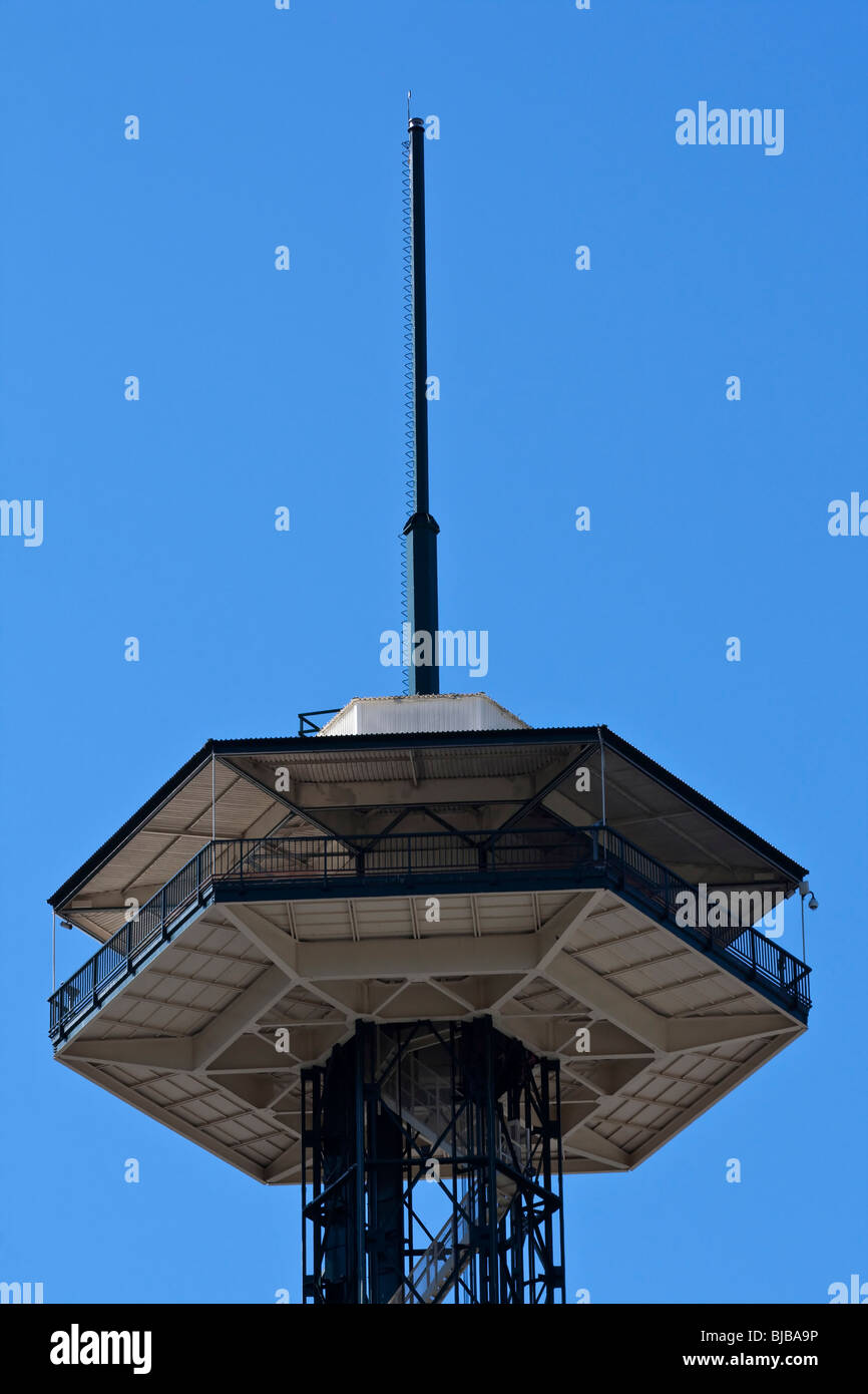 Observation tower Space Needle in downtown in center Gatlinburg ...