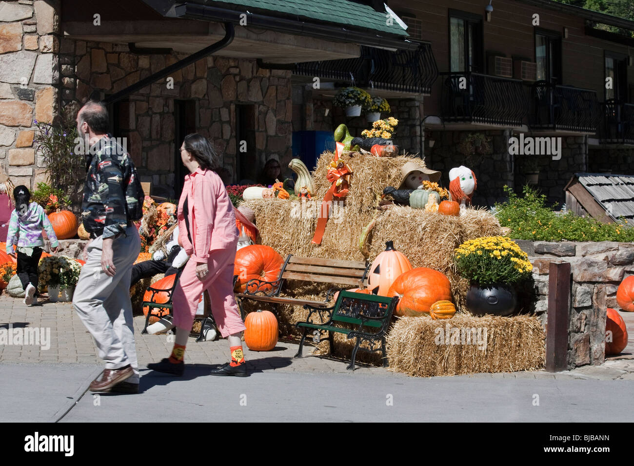 The people on the main street Gatlinburg Tennessee TN North America ...