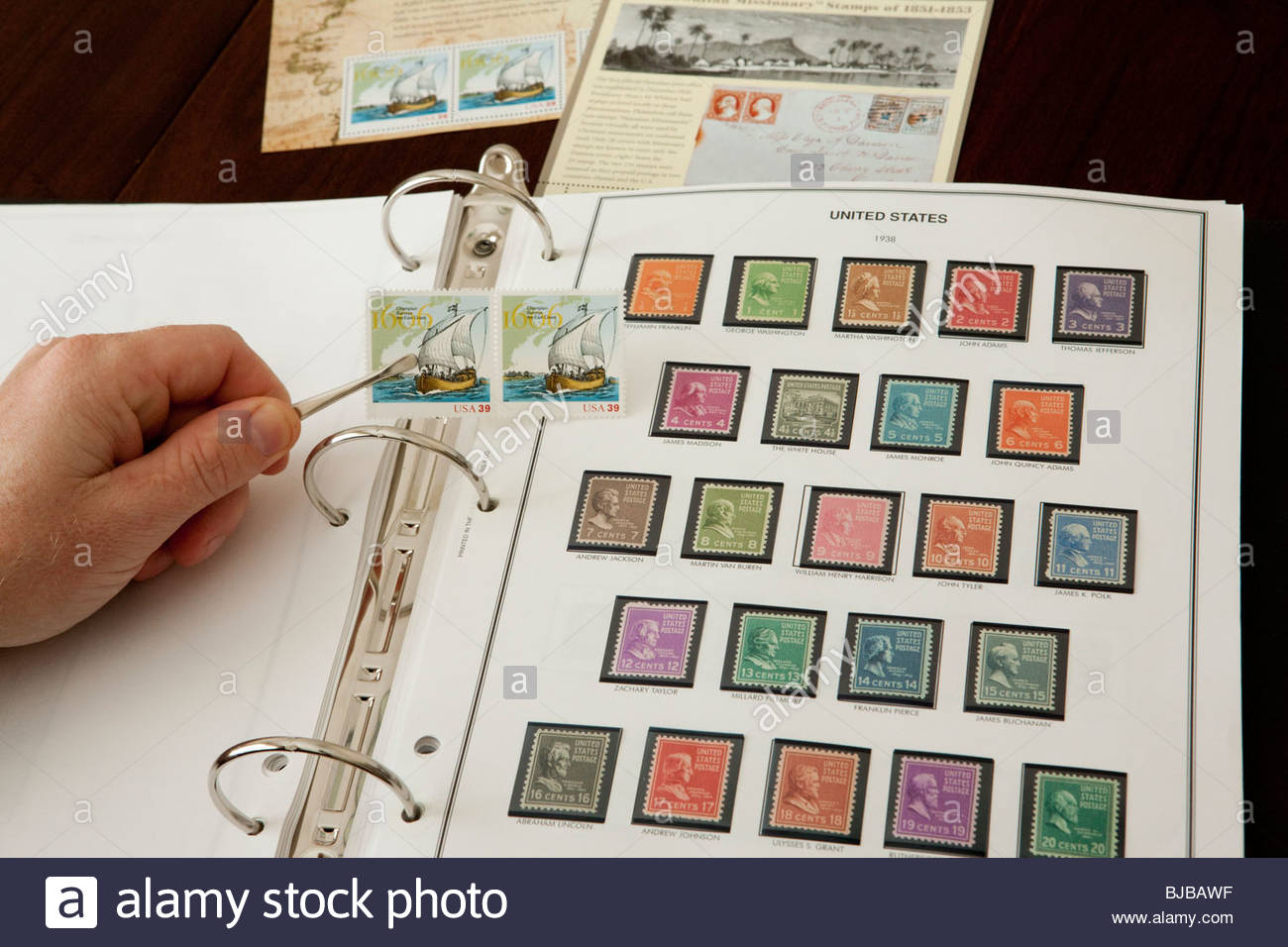 Stamp Collecting High Resolution Stock Photography and Images - Alamy