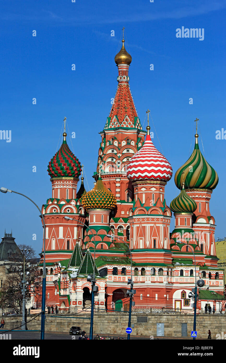 Church architecture, St. Basil's cathedral (16th century), Kremlin, Red ...
