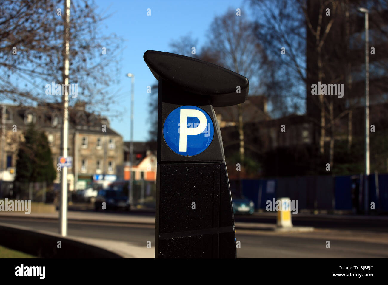 Parking meter ticket machine Stock Photo - Alamy