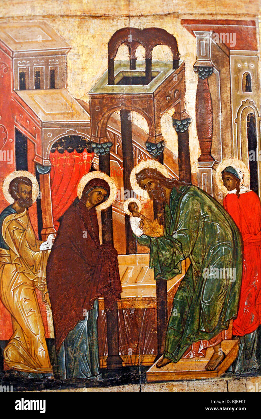 Presentation In The Temple Icon