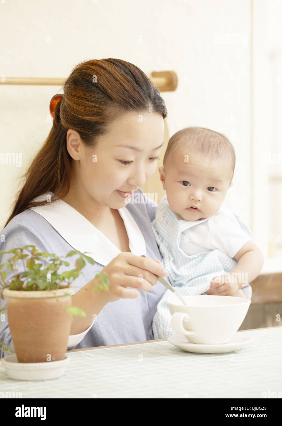 Mother and baby Stock Photo - Alamy