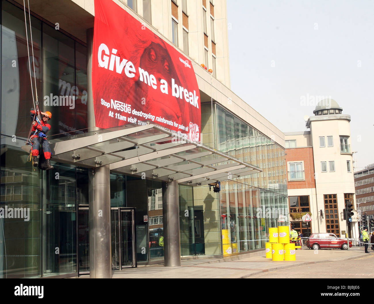 Slogan greenpeace hi-res stock photography and images - Alamy
