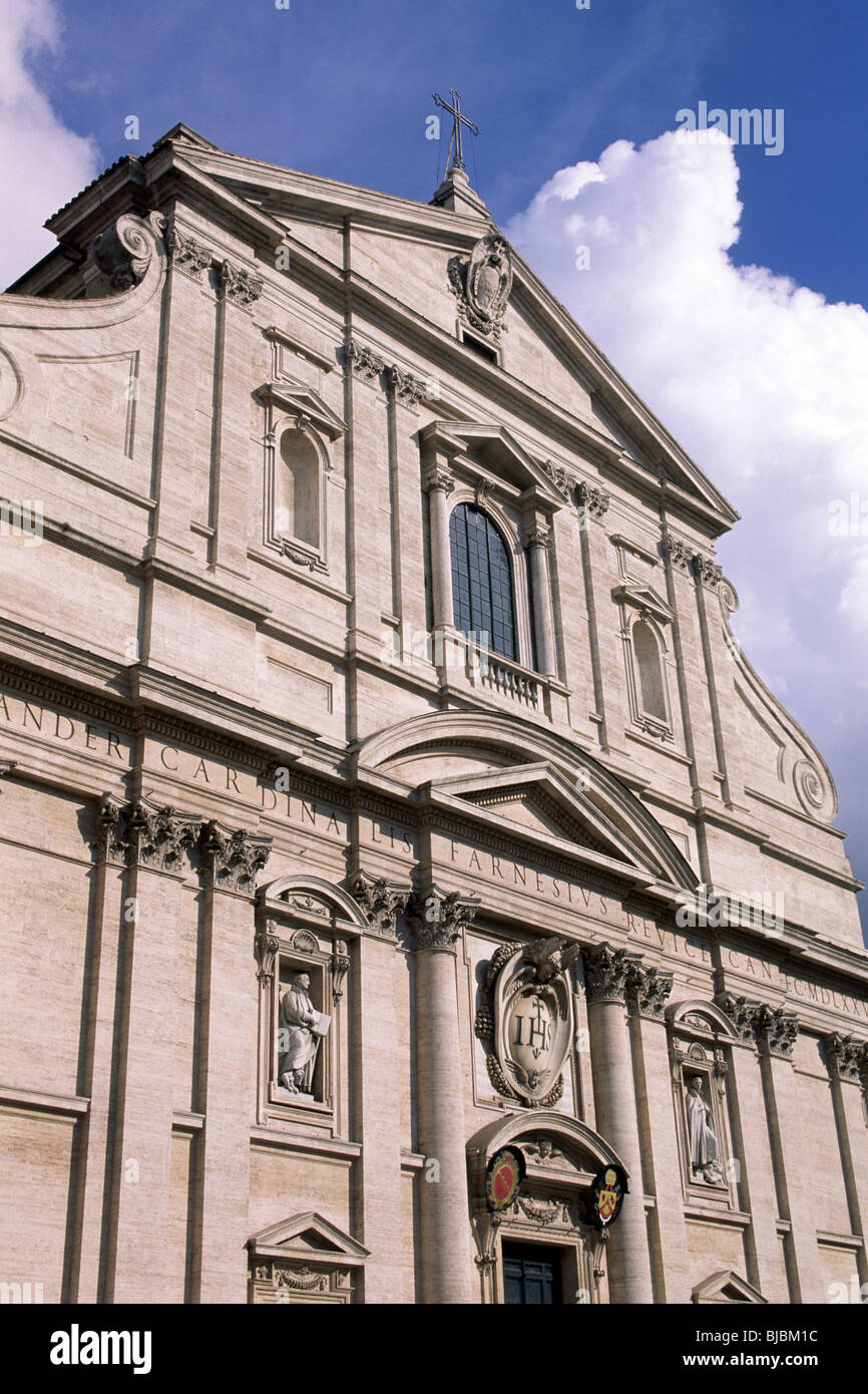 Chiesa del gesu façade hi-res stock photography and images - Alamy