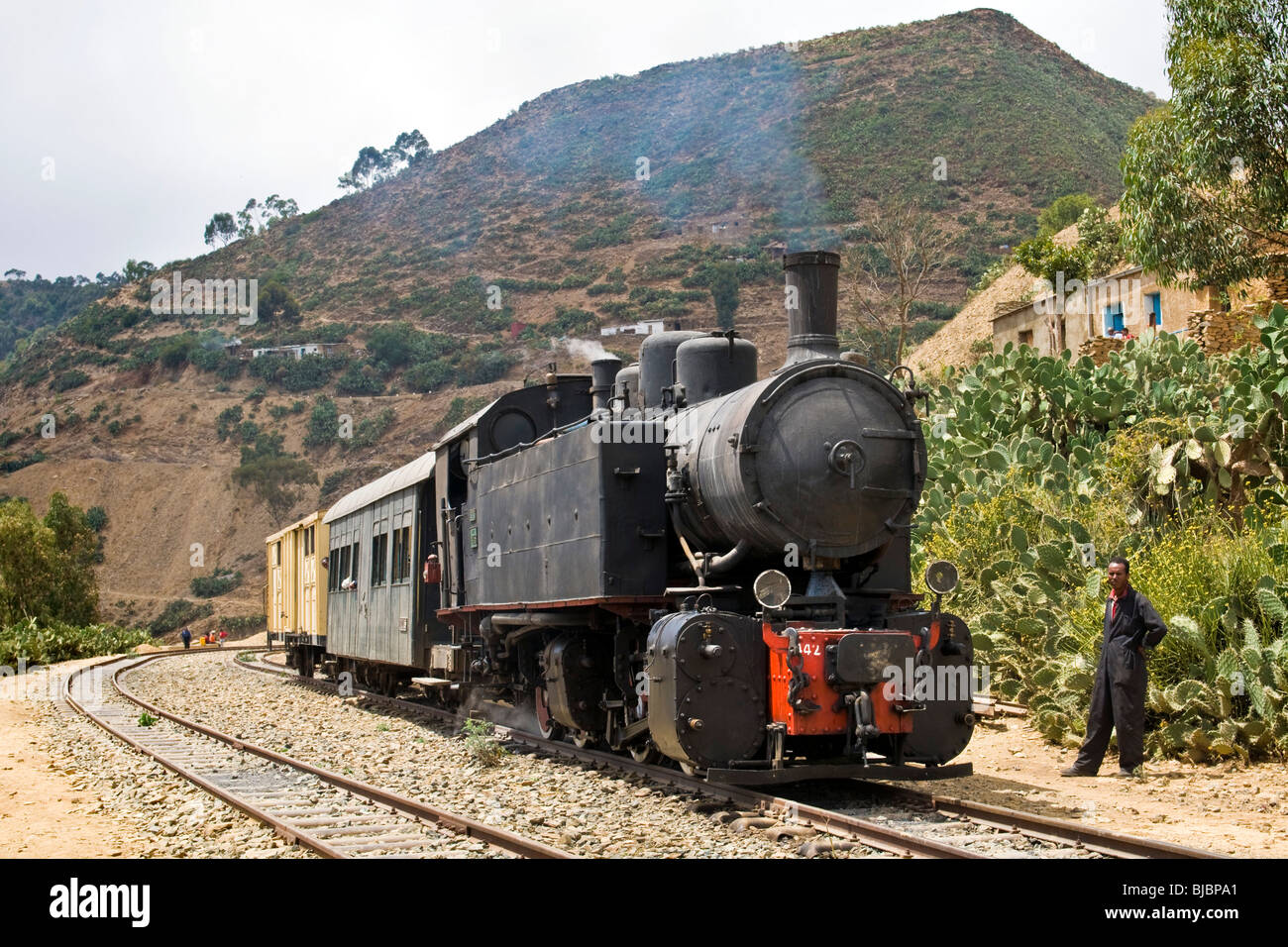 Eritrean railways, From Asmara to Massawa, Eritrea Stock Photo - Alamy