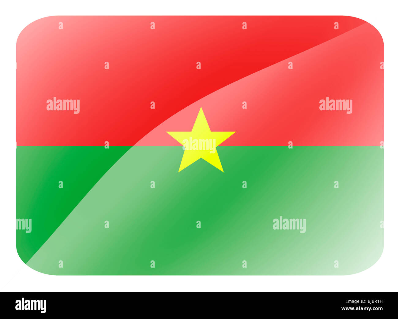 Burkina Faso flag Stock Photo - Alamy