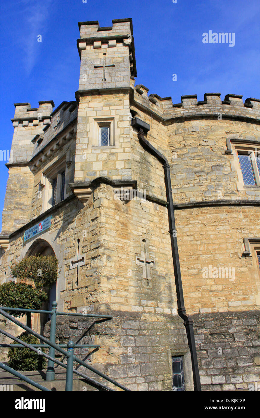 buckingham gaol museum town centre high street buckinghamshire england ...