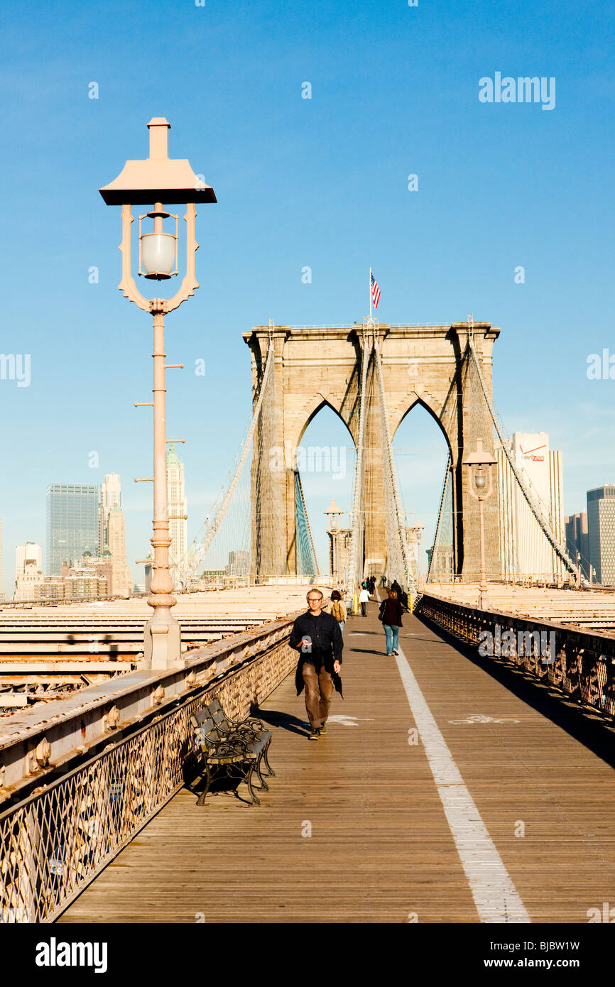 Brooklyn Bridge, Manhattan, New York City, USA Stock Photo - Alamy