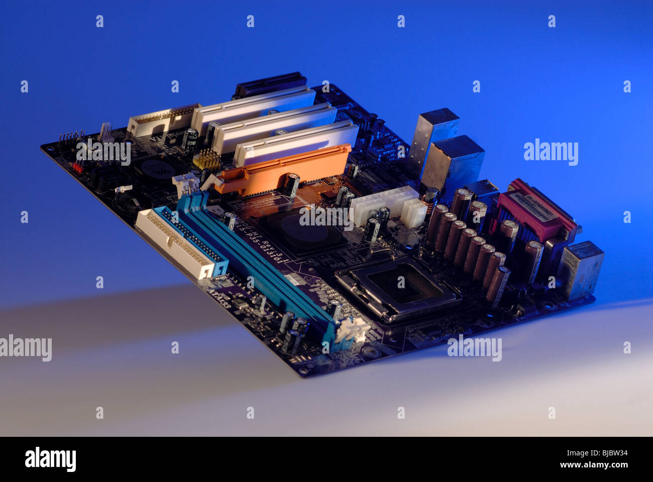 old computer part,mother boards and chips Stock Photo - Alamy