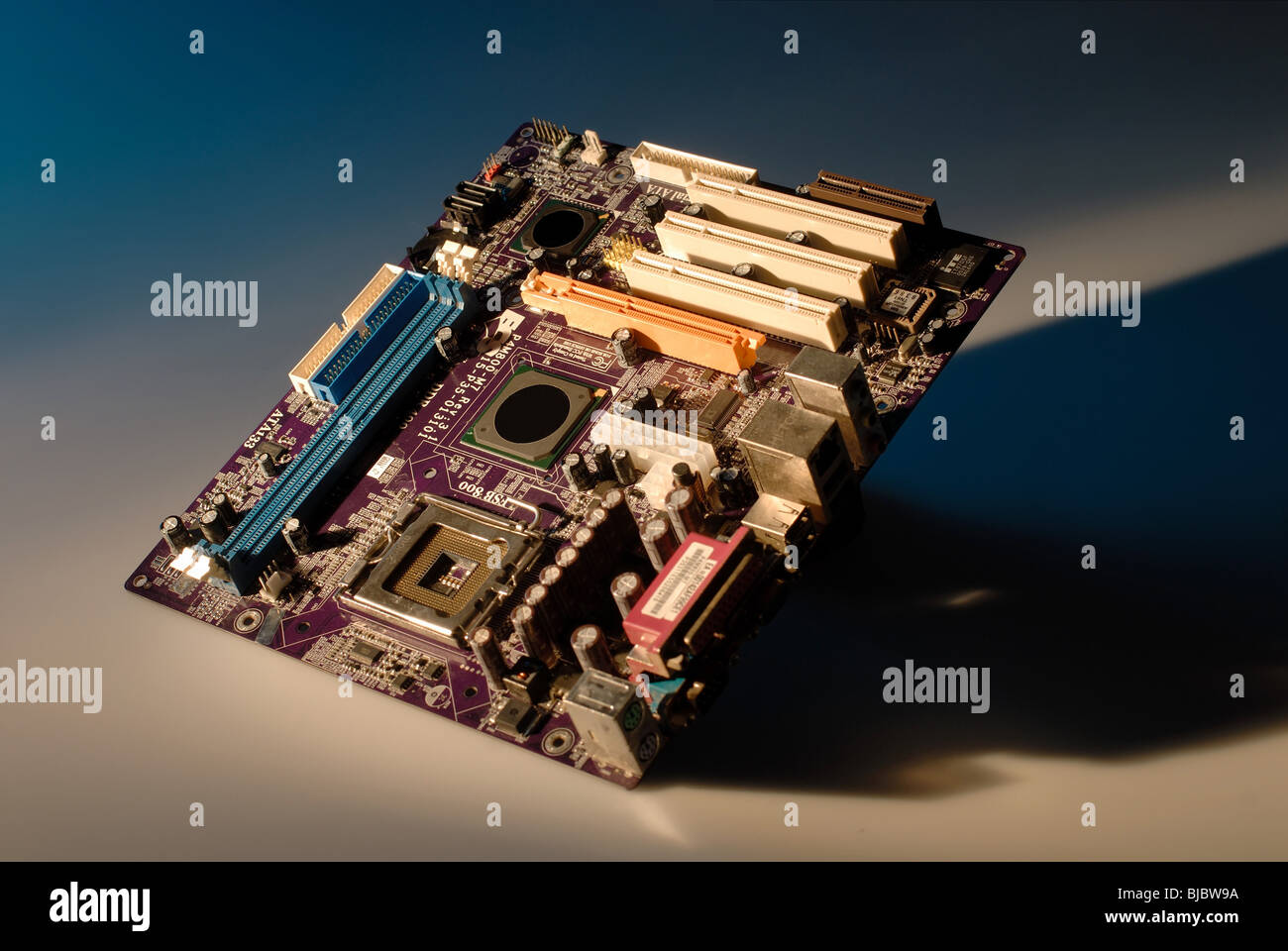 old computer part,mother boards and chips Stock Photo - Alamy