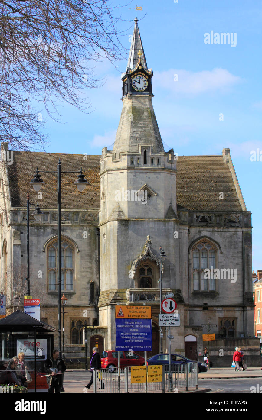 town hall banbury town centre high street oxfordshire england uk gb ...