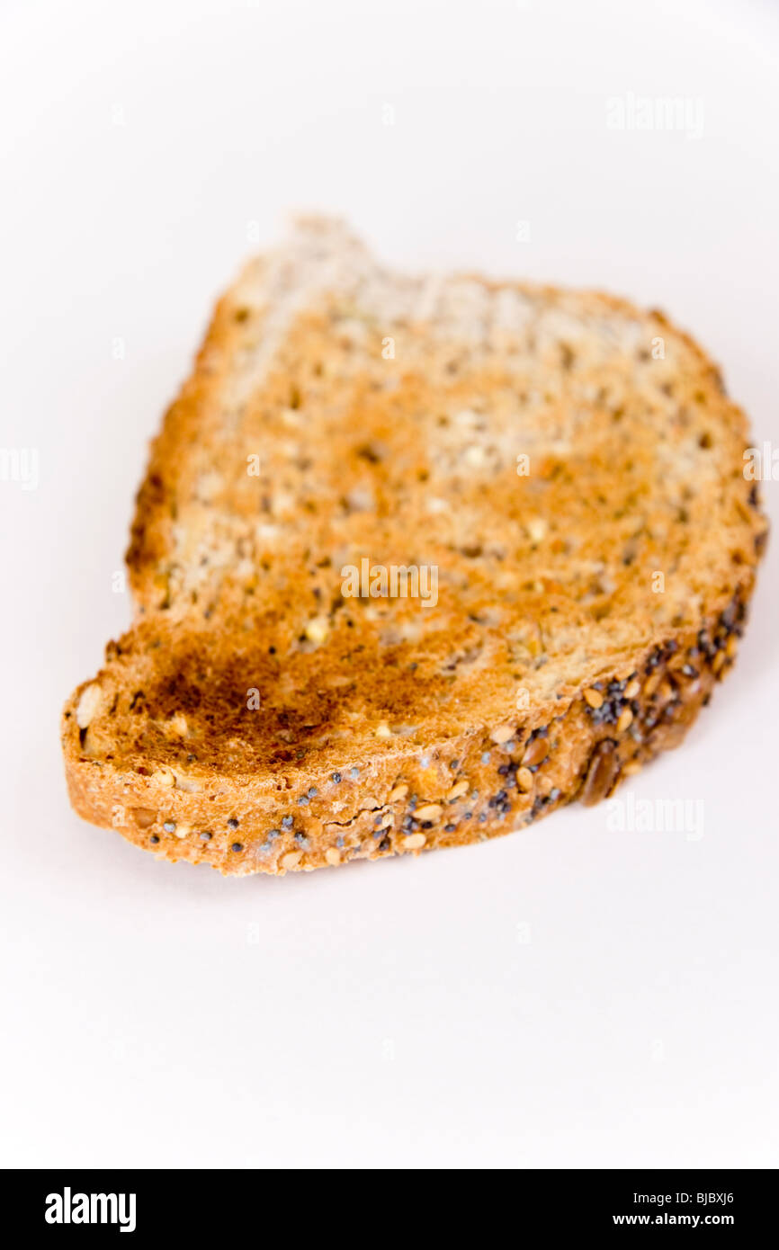 Slice of stale toast Stock Photo - Alamy