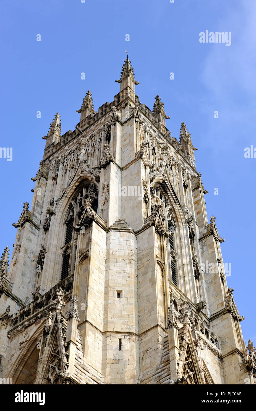 York Minster Tower York North Yorkshire UK Stock Photo - Alamy