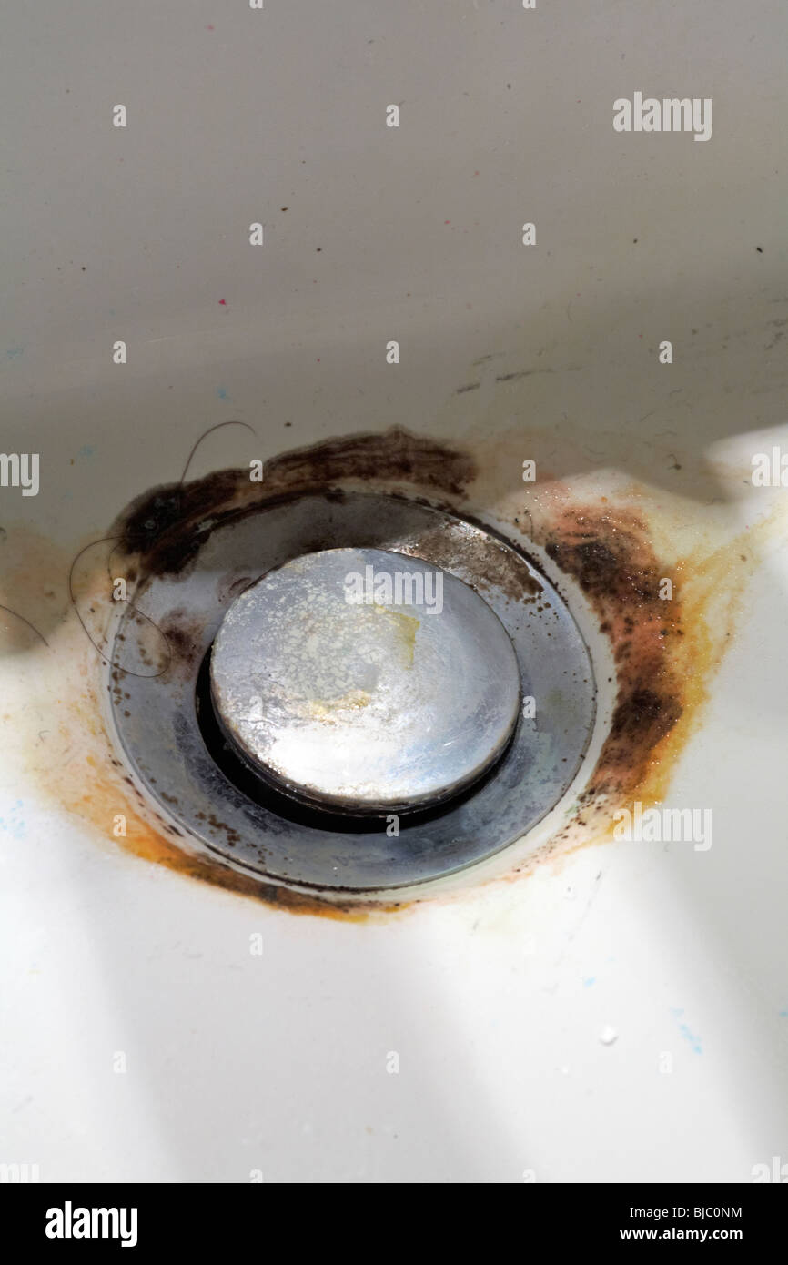 disgusting state of a bathroom sink Stock Photo - Alamy