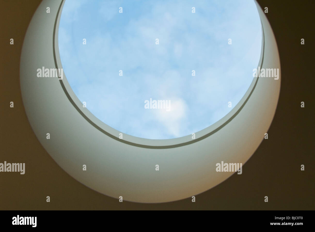 Skylight view of blue sky Stock Photo - Alamy