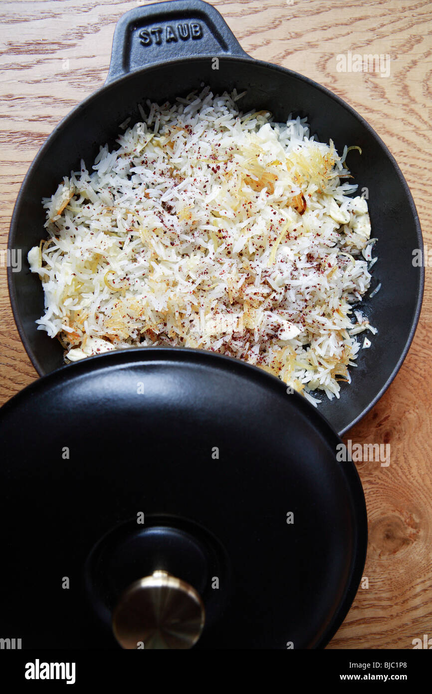 Indian biryani in restaurant Stock Photo - Alamy