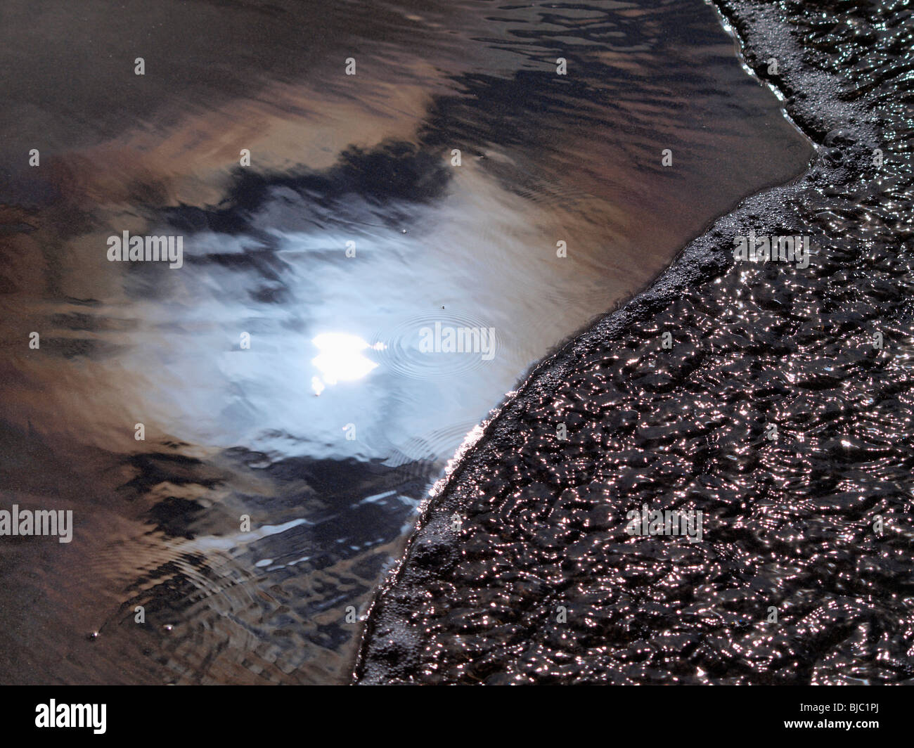 Sun reflected in the sand hi-res stock photography and images - Alamy