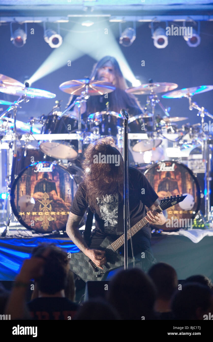 Hypocrisy death metal band performs hi-res stock photography and images ...