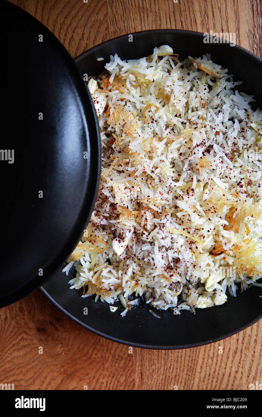 Indian biryani in restaurant Stock Photo - Alamy