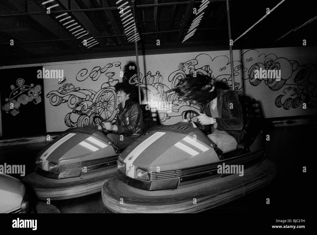 Thin Lizzy on tour in Scandinavia in 1979. Phil Lynott and Scott Gorham ...