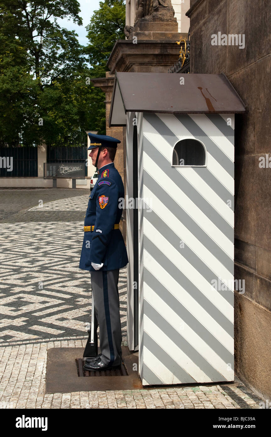 Prague castle guardhouse hi-res stock photography and images - Alamy
