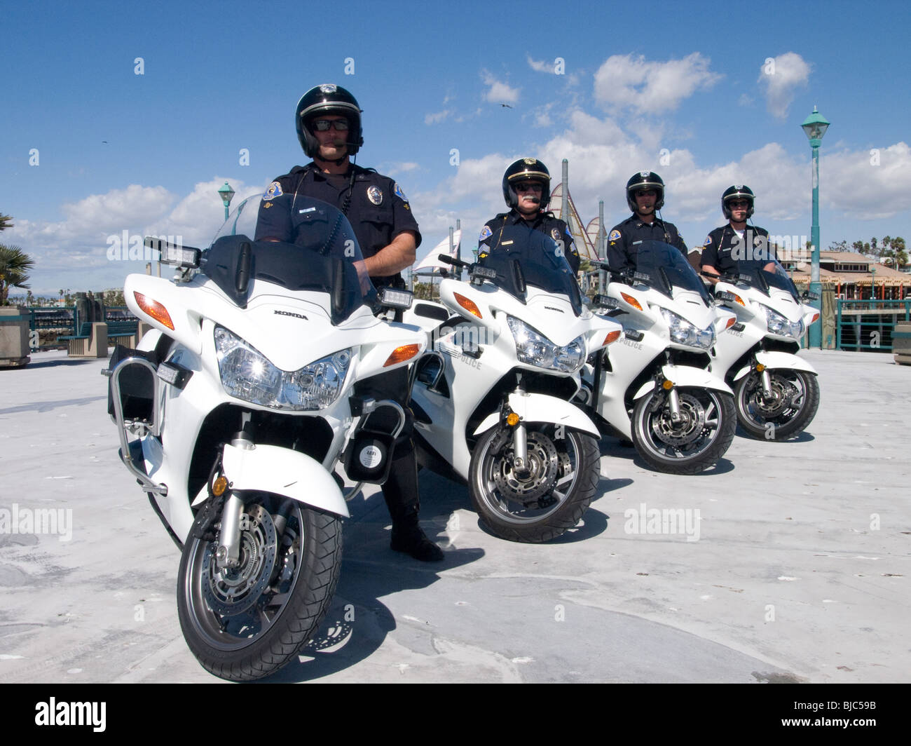 Motorcycle police officers hi-res stock photography and images - Alamy