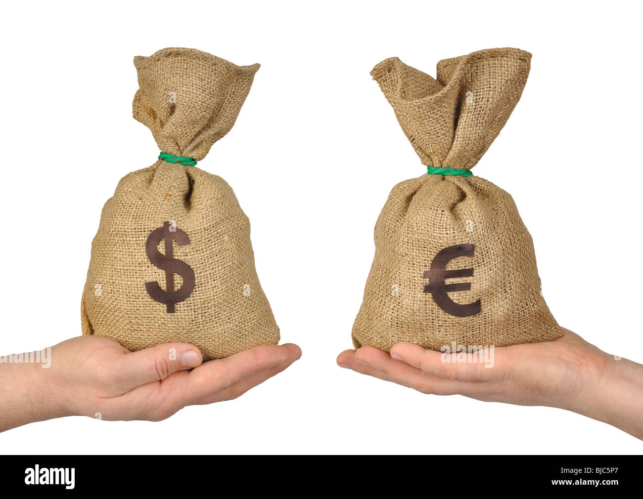 Money bags euro Cut Out Stock Images & Pictures - Alamy