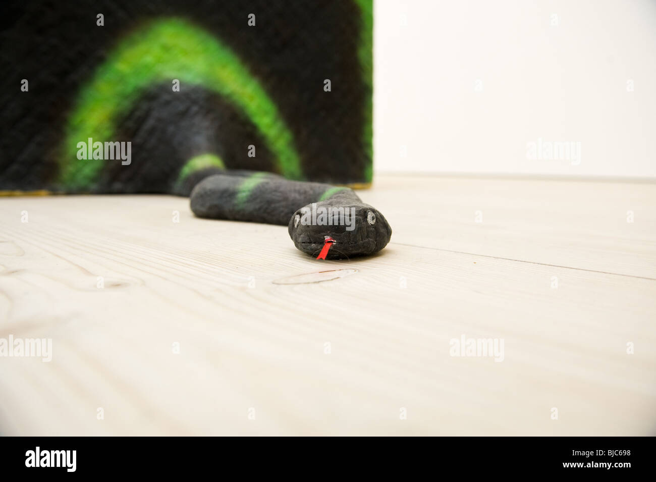 A snake sculpture/artwork Stock Photo - Alamy