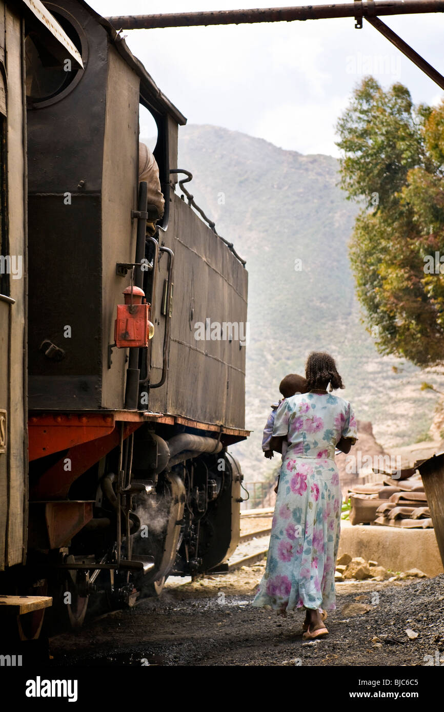 Eritrean railways, From Asmara to Massawa, Eritrea Stock Photo - Alamy
