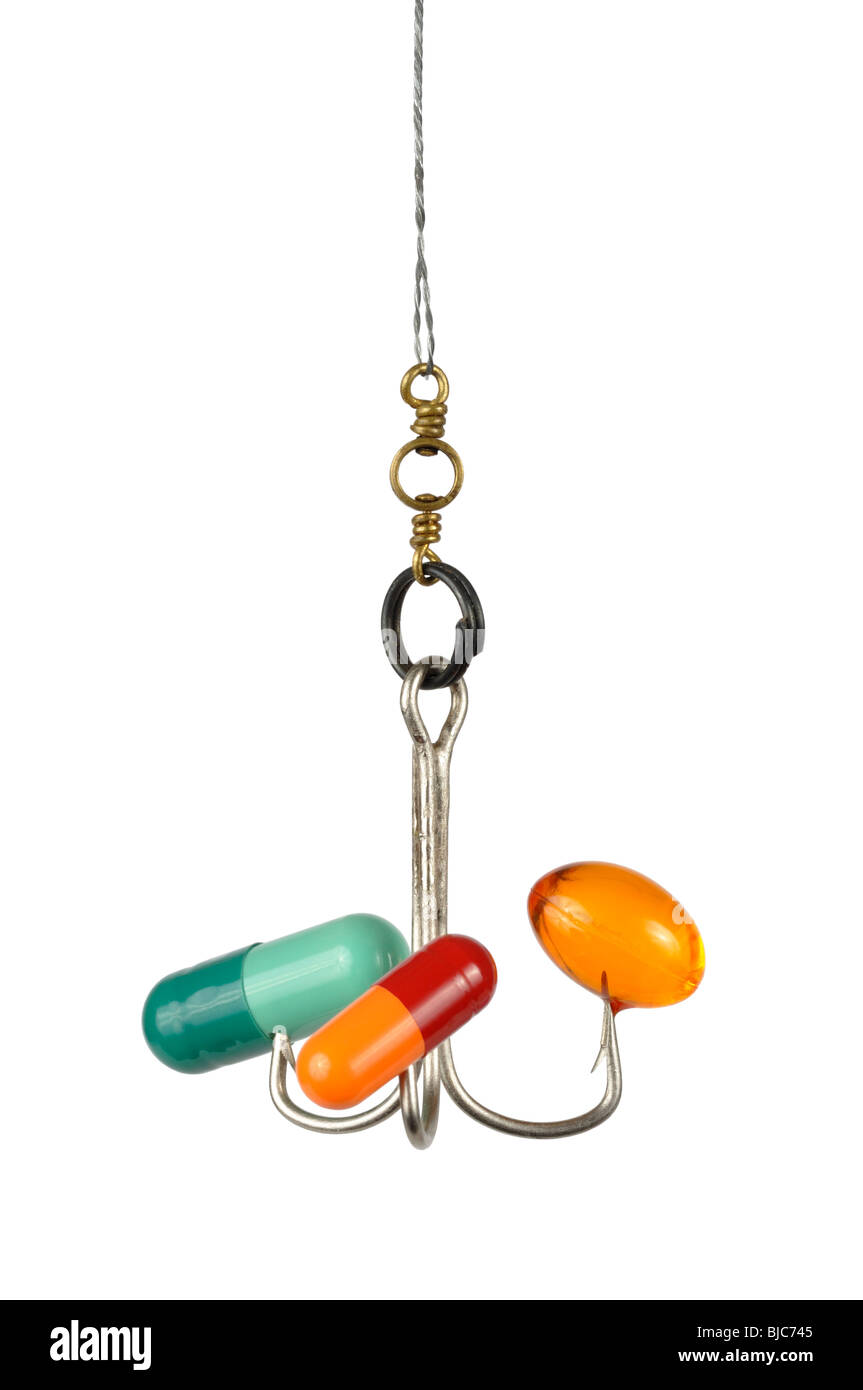 Pills on hook hi-res stock photography and images - Alamy