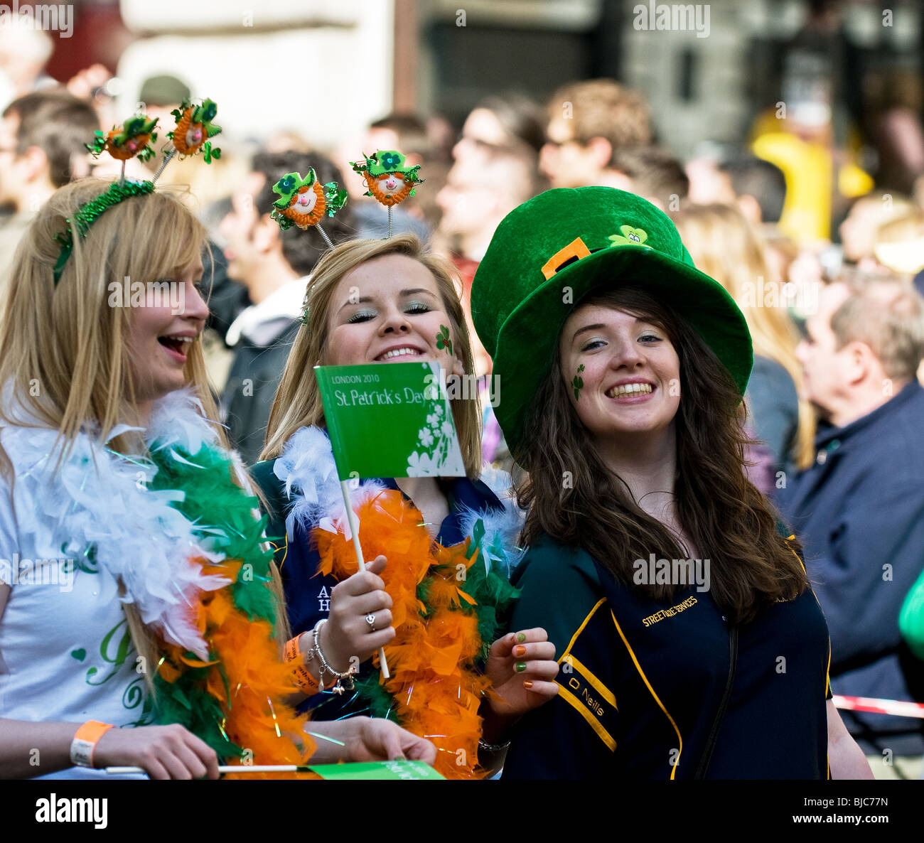 St Patricks Day Parade Girls