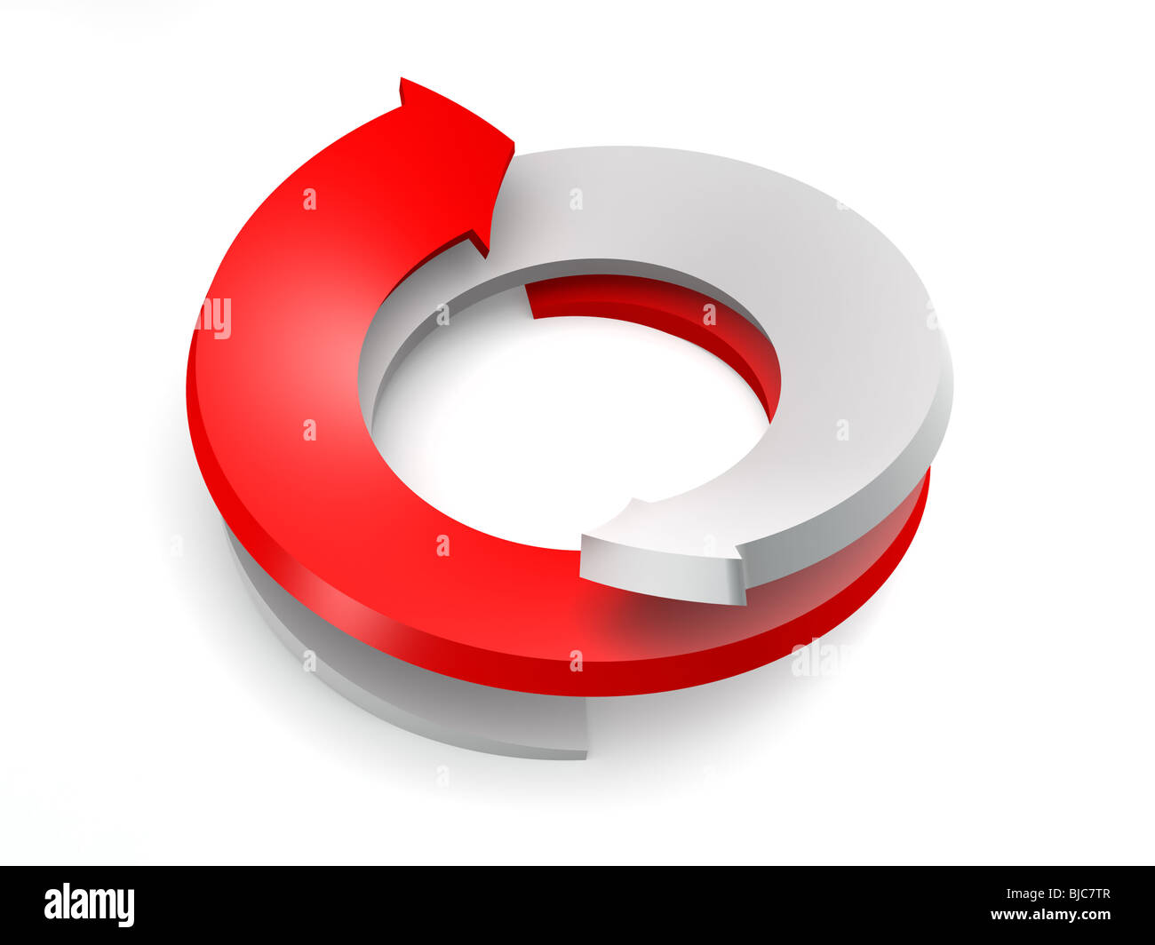 conceptual 3d rendered image of arrow isolated on white Stock Photo - Alamy