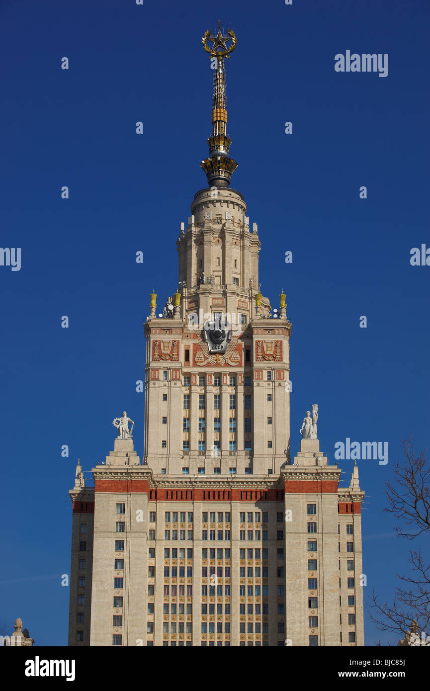 Moscow university construction hi-res stock photography and images - Alamy