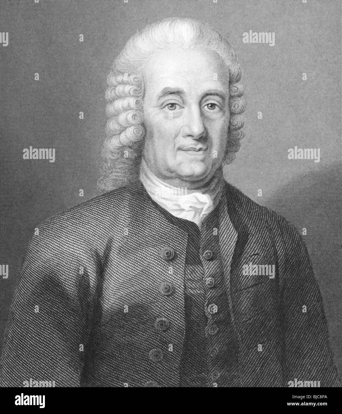 Emanuel swedenborg 1688 1772 swedish philosopher Black and White Stock ...