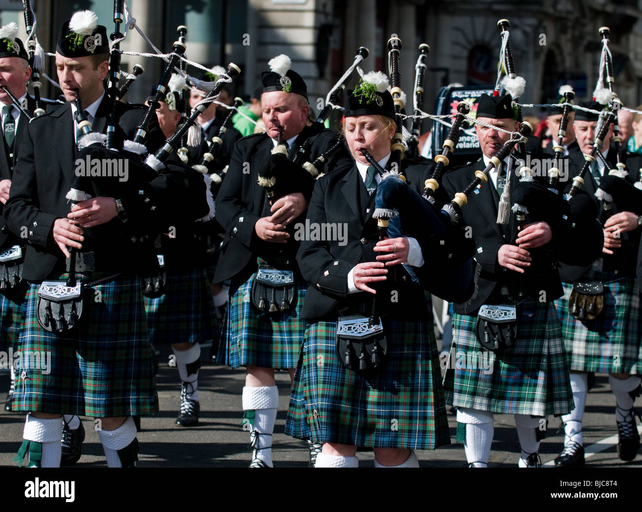 Irish pipers hi-res stock photography and images - Alamy