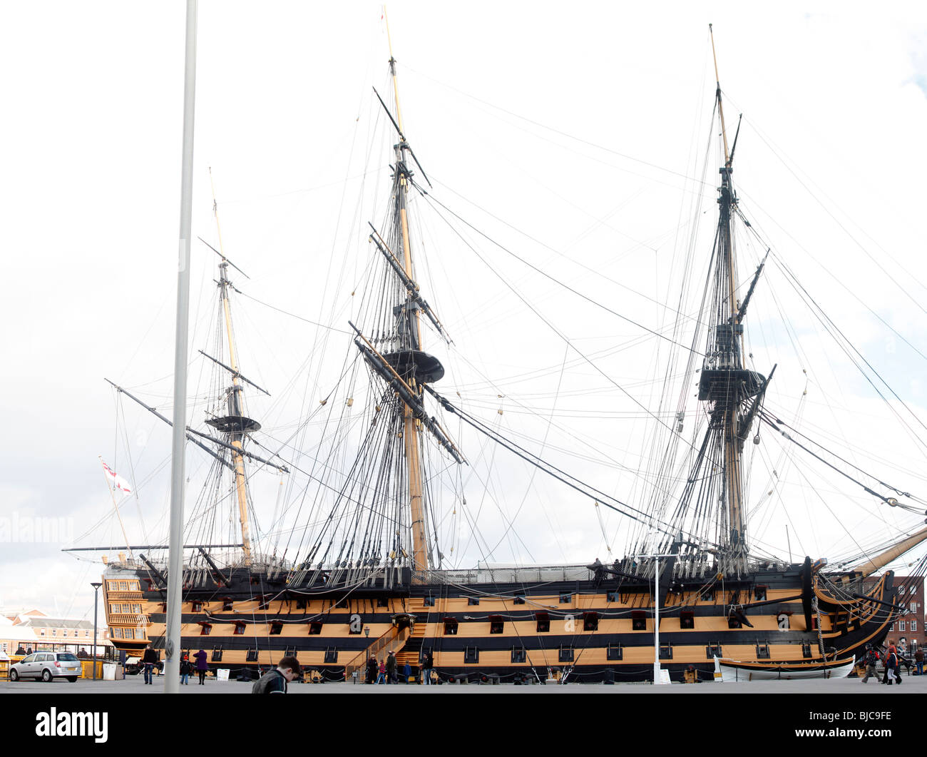 HMS Victory at the Portsmouth Historic Dockyard Stock Photo - Alamy