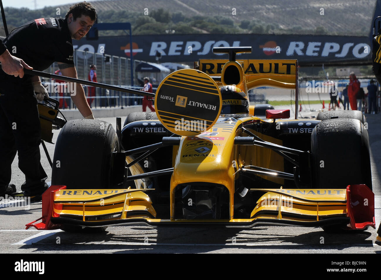 F1 formula 1 Renault Stock Photo - Alamy