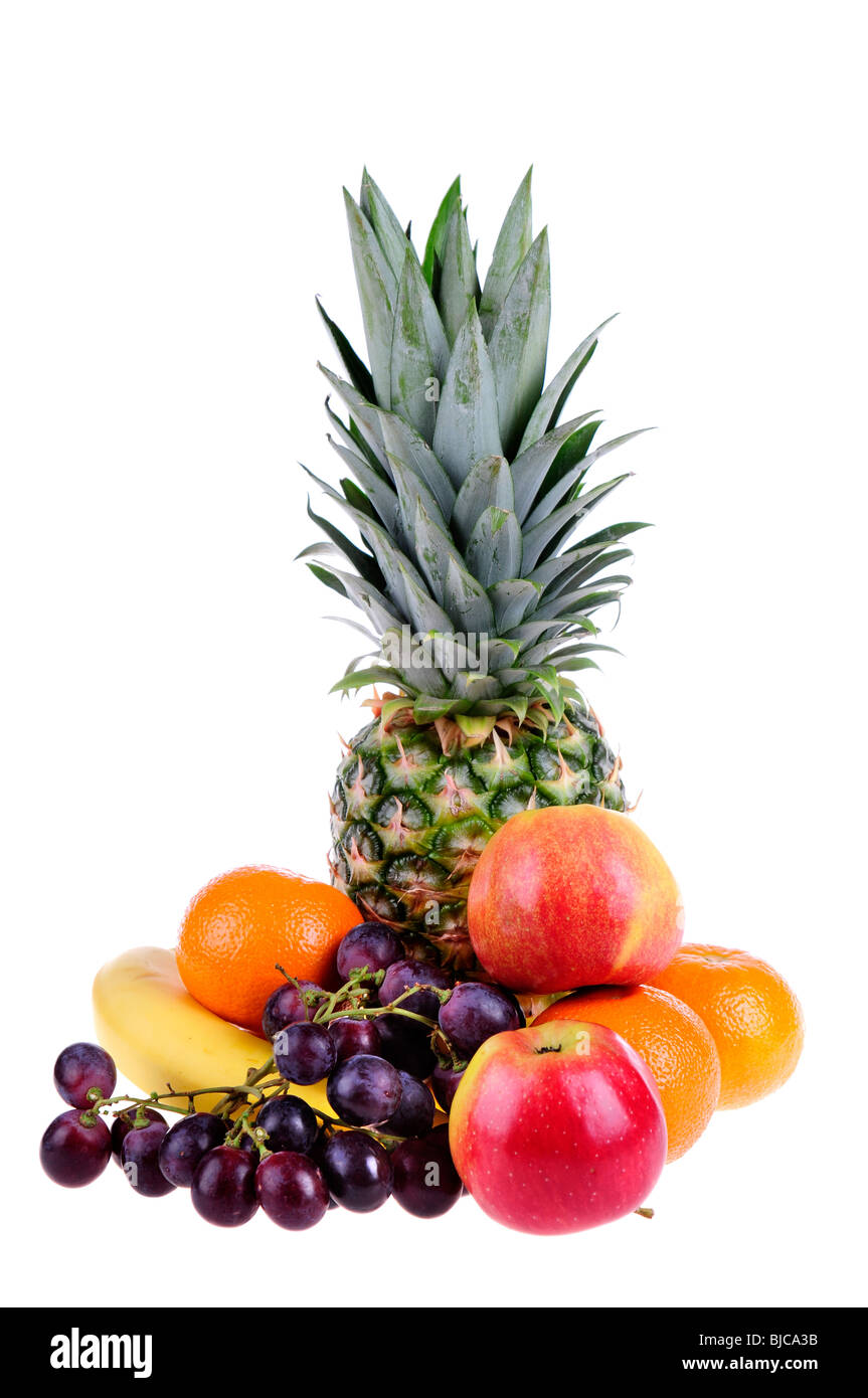 Fruit isolated on the white background Stock Photo - Alamy