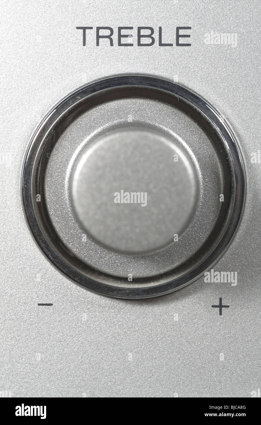 Treble electric button Stock Photo - Alamy