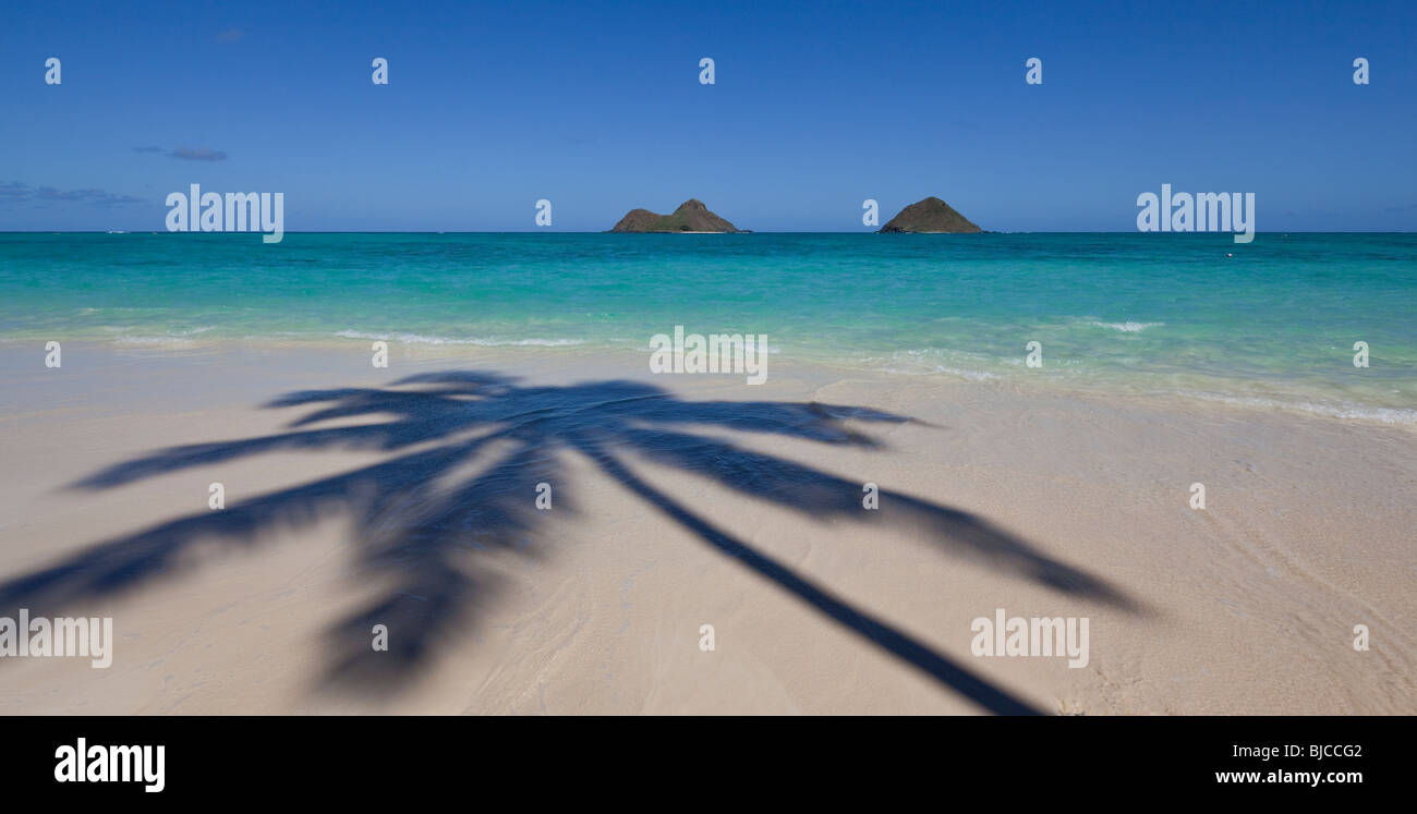 Lanikai Beach Mokulua Islands Kailua Oahu Hawaii Stock Photo - Alamy