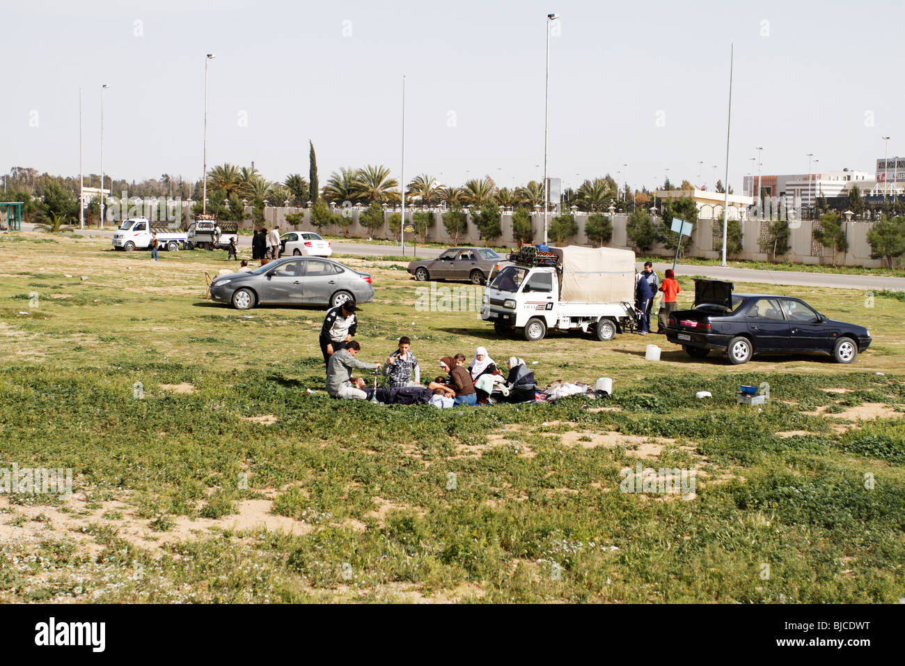 Picnic in Damascus, Syria Stock Photo - Alamy