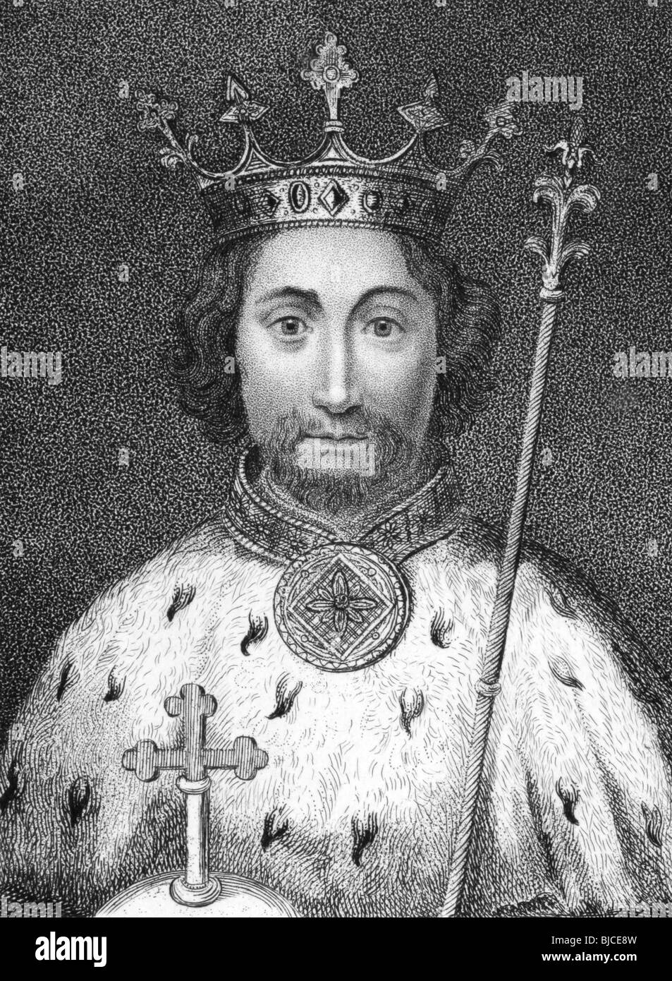 Richard ii portrait Black and White Stock Photos & Images - Alamy
